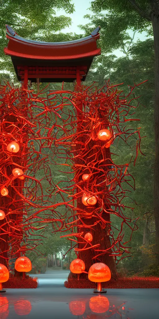 3 d photographic render of a japanese torii gate | Stable Diffusion ...