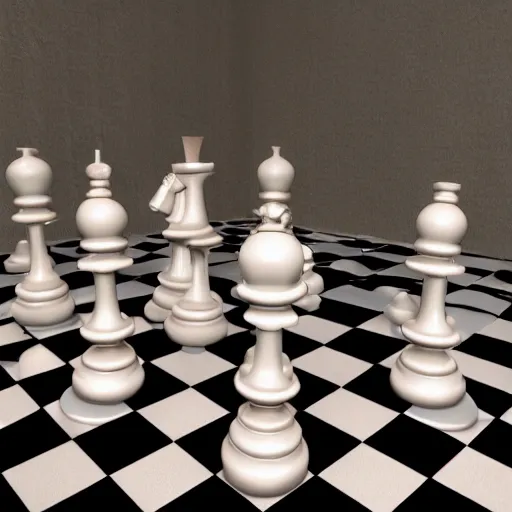 3d raytraced render from 1996, David Friedrich, giant | Stable Diffusion