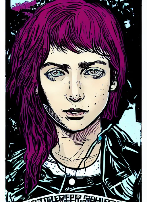 alternative girl portrait by laurie greasley, xsullo | Stable Diffusion ...
