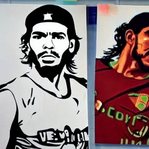 Che Guevara's Guerilla Heroico with Jayson Tatum, | Stable Diffusion ...