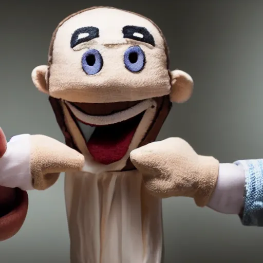 Puppet screams as he tries to cut off the hand | Stable Diffusion | OpenArt