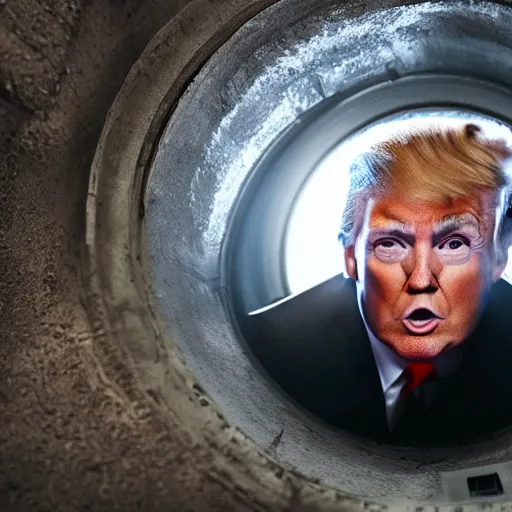 cinematic shot of donald trump wearing futuristic | Stable Diffusion ...