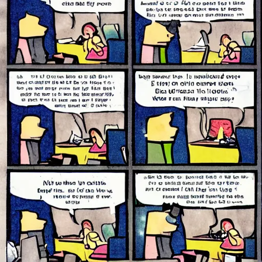 comic strip about office romance | Stable Diffusion | OpenArt