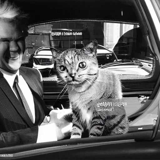 Wide angle Cinematography Toonces, The Cat Who Could | Stable Diffusion ...