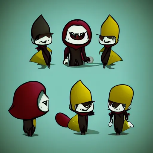 cute little vampire cartoon vintage game character | Stable Diffusion ...