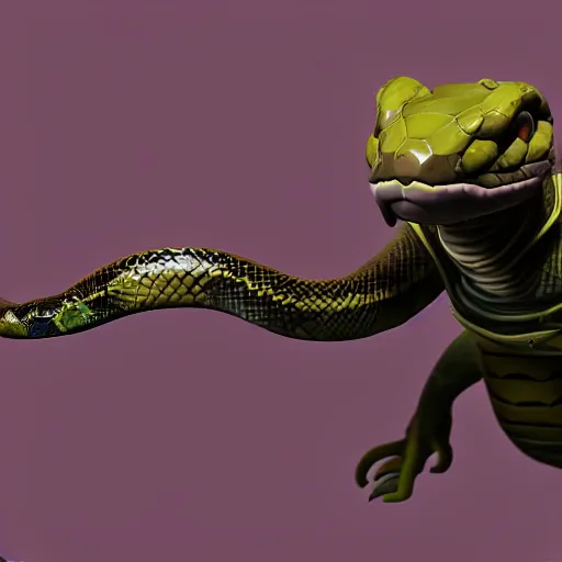 a snake creature hero concept from overwatch, design, | Stable ...