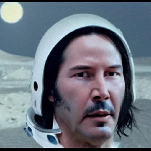 keanu reeves in the moon ( 1 9 6 9 ) | Stable Diffusion | OpenArt