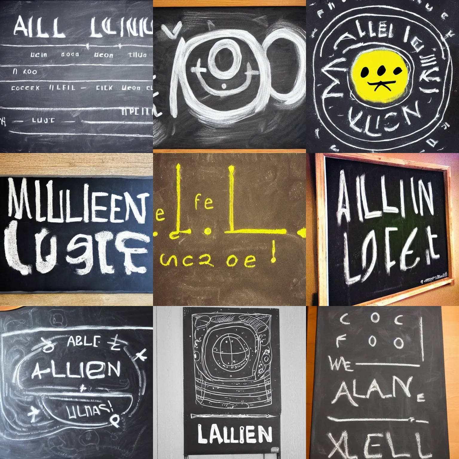 alien language on chalkboard | Stable Diffusion | OpenArt