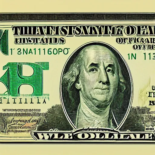 sketch of a one dollar bill covered in bile | Stable Diffusion | OpenArt