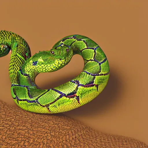 a snake mixed with a seahorse, wildlife photography, 8 | Stable ...