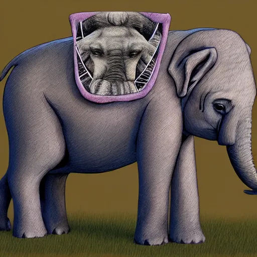 an hybrid between a dog and an elephant buffalo, | Stable Diffusion ...