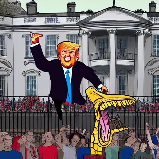 Donald Trump in a mosh pit at a Slipknot concert | Stable Diffusion ...