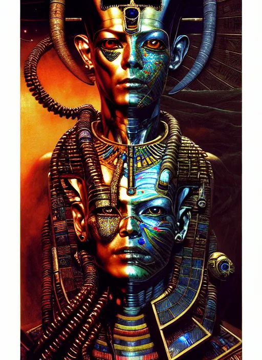 detailed image of cyborg king tut by Ayami Kojima, | Stable Diffusion ...