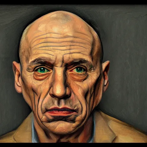 Intricate five star Mobster facial portrait by Pablo | Stable Diffusion ...