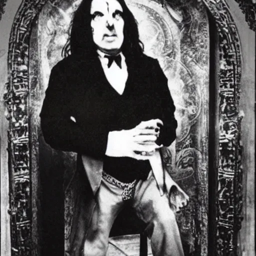 Aleister Crowley as Alice Cooper | Stable Diffusion | OpenArt