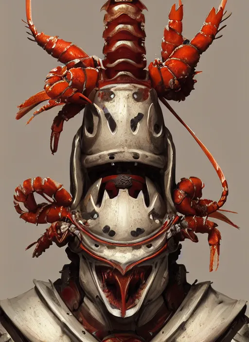 subsurface scattering, white, koi, samurai deity with | Stable ...