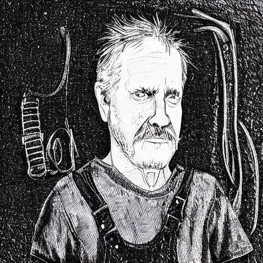 “black and white portrait of an old man. Gruff | Stable Diffusion | OpenArt