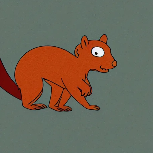 photorealistic squirrel from the simpsons, squirrel | Stable Diffusion ...