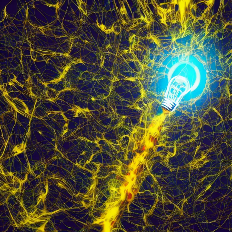 lightbulb exploding octane render abstract psychedelic | Stable Diffusion | OpenArt