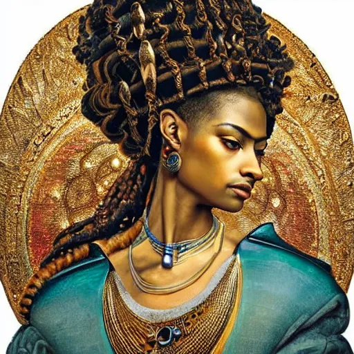 intricate detail, hyper detail, nefertiti, african | Stable Diffusion ...