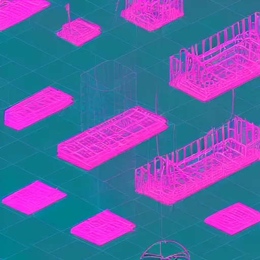 pink wireframe cyberpunk ocean over neon mountain range | Stable Diffusion | OpenArt
