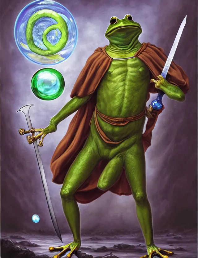 anthropomorphic bipedal frog that is dressed as a | Stable Diffusion ...