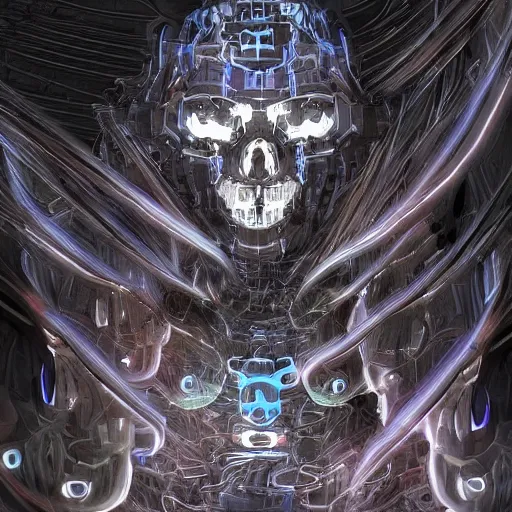 mechanical ghosts from a cyber heaven, digital art, | Stable Diffusion | OpenArt