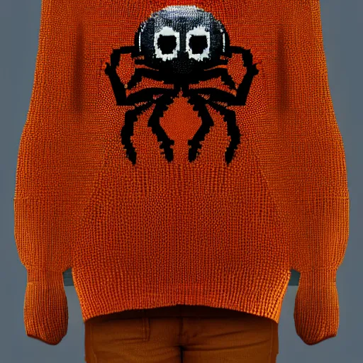 an anthropomorphic spider knitting a sweater out of | Stable Diffusion ...
