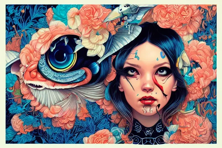 dead mice having a party, tristan eaton, victo ngai, | Stable Diffusion