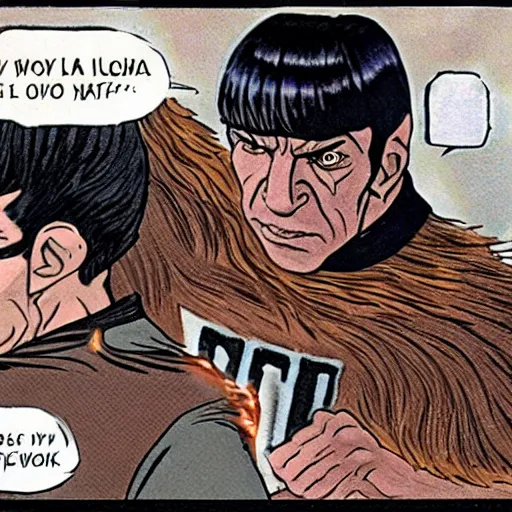 Spock fighting Wookie | Stable Diffusion | OpenArt