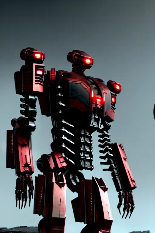 a cinematic still from westworld and pacific rim, full | Stable ...