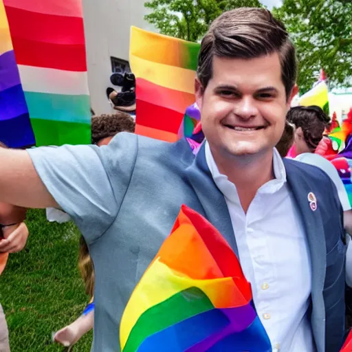 matt gaetz at a pride parade, photorealistic, | Stable Diffusion | OpenArt
