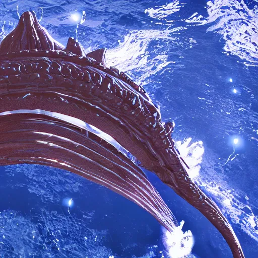 top down view of an alien ocean with leviathan | Stable Diffusion | OpenArt