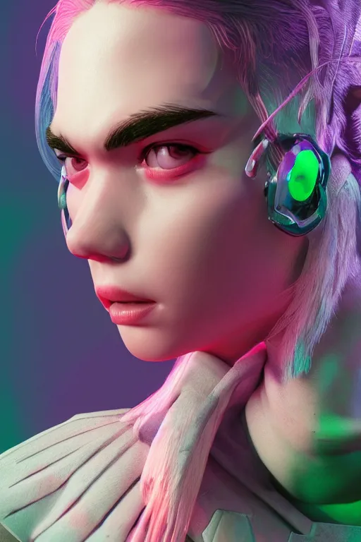 grimes 3 d render, octane render, zbrush, | Stable Diffusion | OpenArt