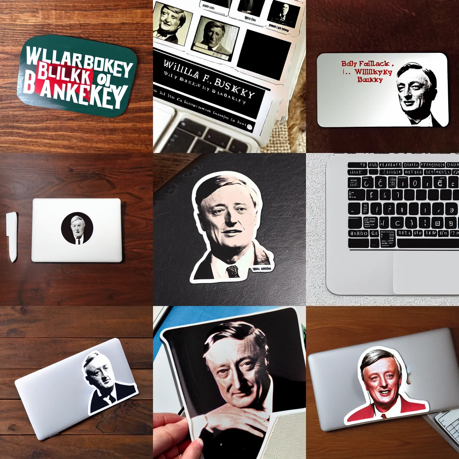 william f. buckley laptop sticker | Stable Diffusion | OpenArt