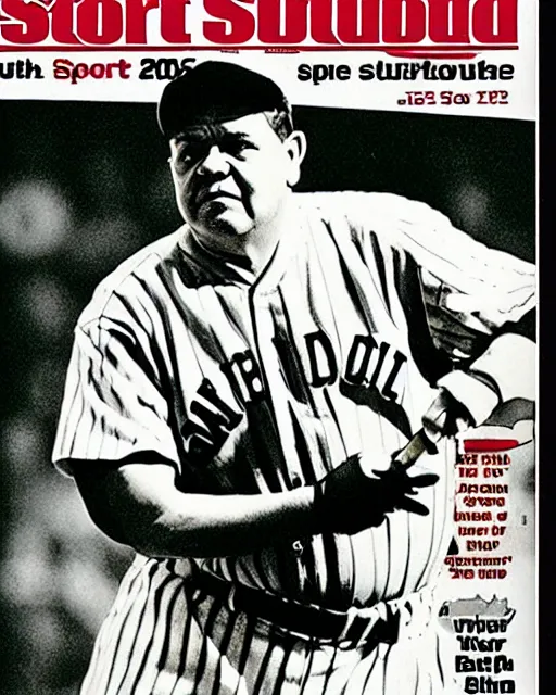babe ruth on cover of 2005 sports illustrated magazine | Stable ...