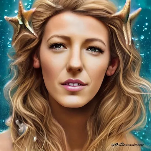blake lively portrait, fantasy, mermaid, | Stable Diffusion | OpenArt