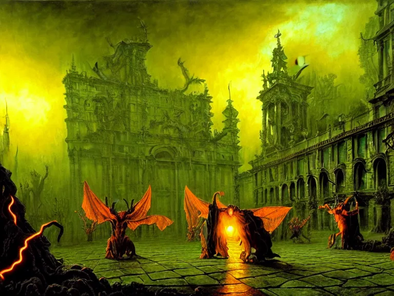 hellspawn demons greeting souls of sinners by guido | Stable Diffusion ...