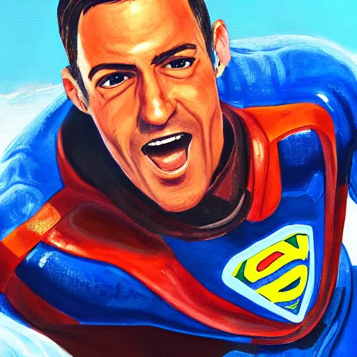 painting of anthony starr in supersuit | Stable Diffusion | OpenArt