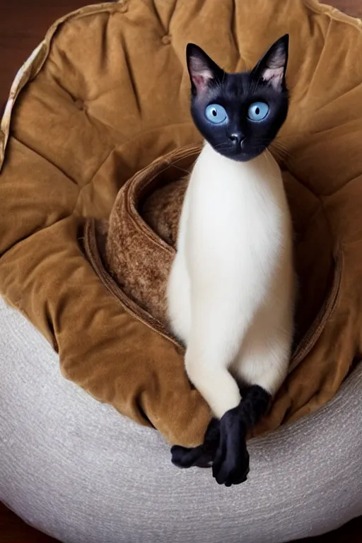 beautifully composed photograph of one Siamese cat | Stable Diffusion | OpenArt