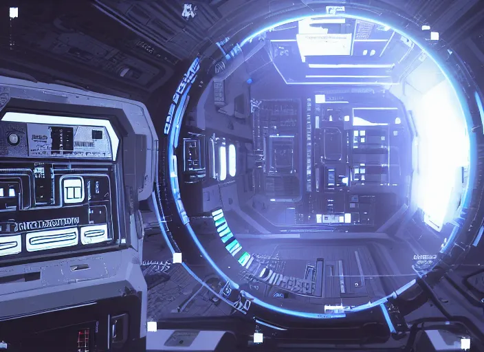 simple cyberpunk graphics user interface ( gui ) | Stable Diffusion ...