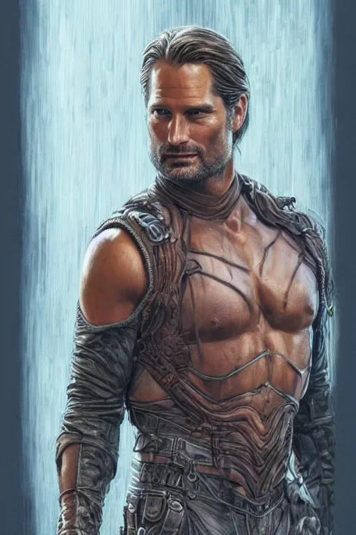 Josh Holloway and Evangeline Lilly as a ruggedly | Stable Diffusion ...