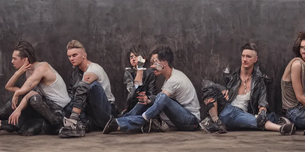 beautiful oil matte portrait painting, 8 0 s punks | Stable Diffusion | OpenArt