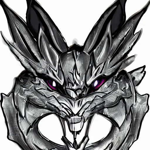 anthropomorphic silver dragon headshot profile | Stable Diffusion | OpenArt