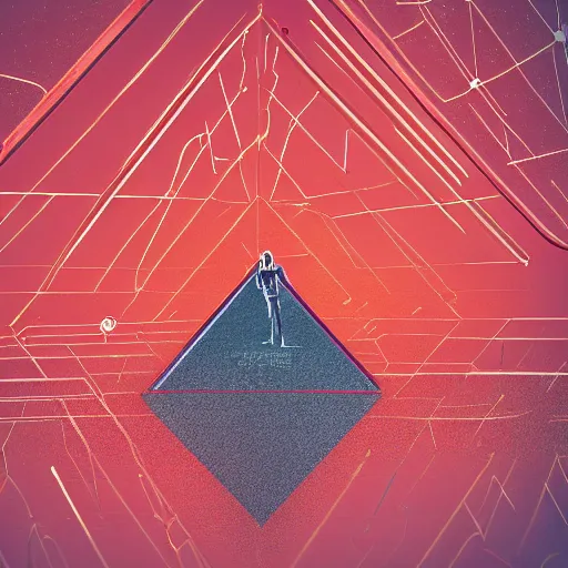 dark matter red art house future alone man going limbo | Stable Diffusion | OpenArt