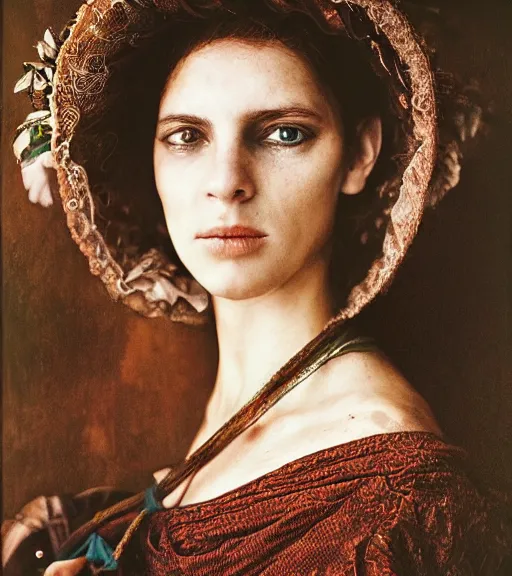 portrait_photo_of_a_stunningly beautiful maiden, 19th | Stable ...