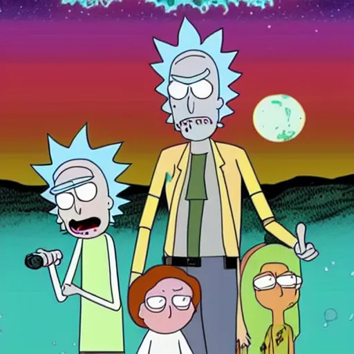rick and morty meet angry fat chuck | Stable Diffusion | OpenArt