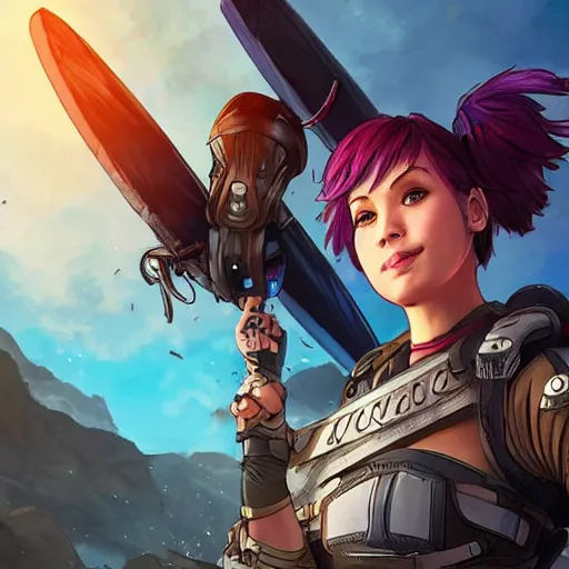 Valkyrie, apex legends, Kairi Imahara | Stable Diffusion