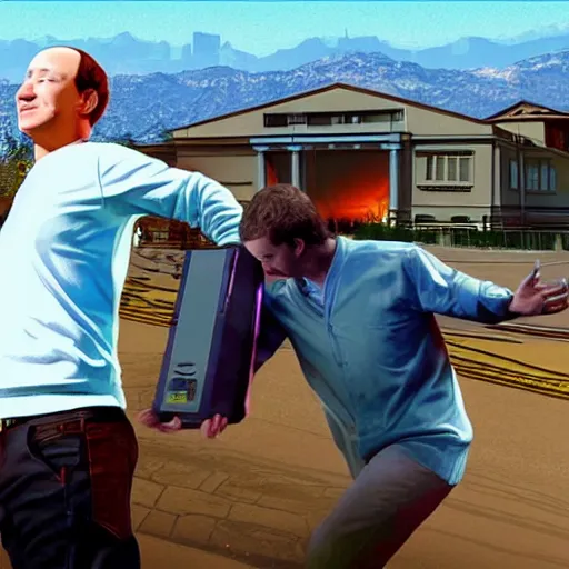 a high-quality picture of Mark Zuckerberg stealing | Stable Diffusion | OpenArt