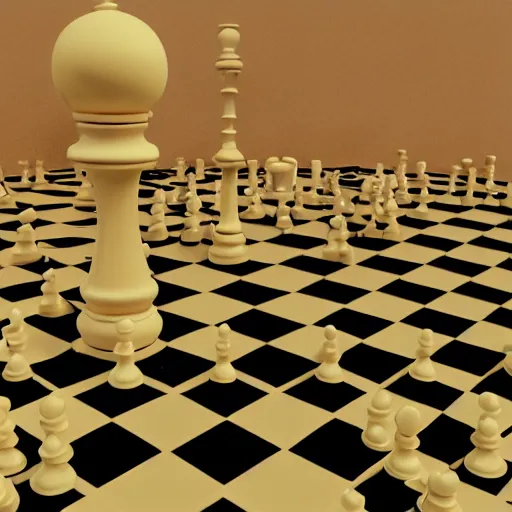 3d raytraced render from 1996, David Friedrich, giant | Stable Diffusion